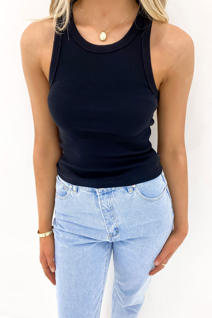 Ella Tank Black - Jean Jail