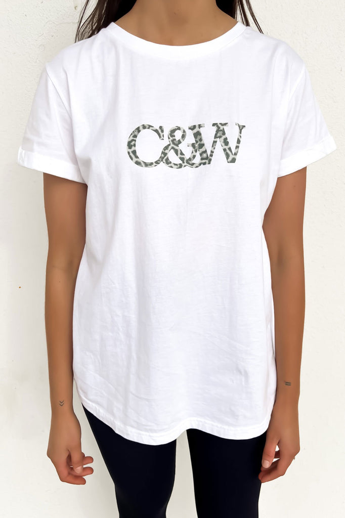 Marlo Tee White Smoke Leopard - Jean Jail