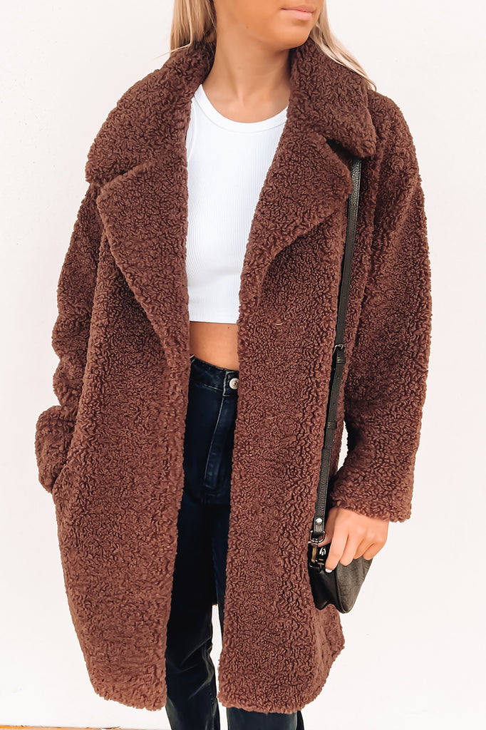 Longline Teddy Jacket Coco - Jean Jail Longline Teddy Jacket Coco - Jean Jail