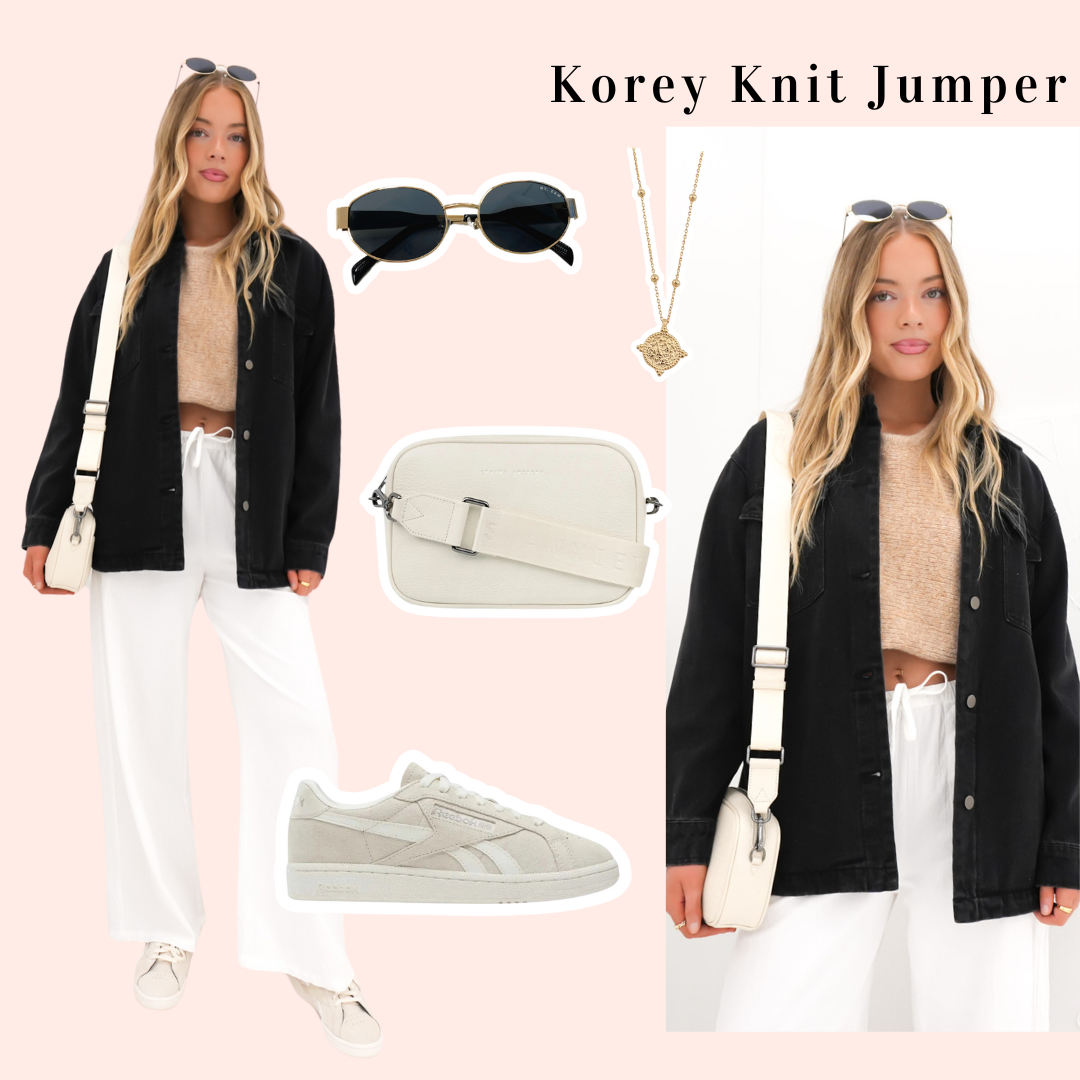 the Korey Knit in Jumper Oatmeal