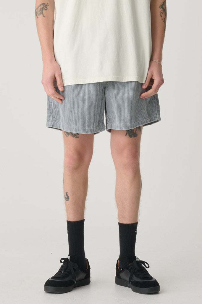 Cord Coast Boxer Washed Steel - Jean Jail