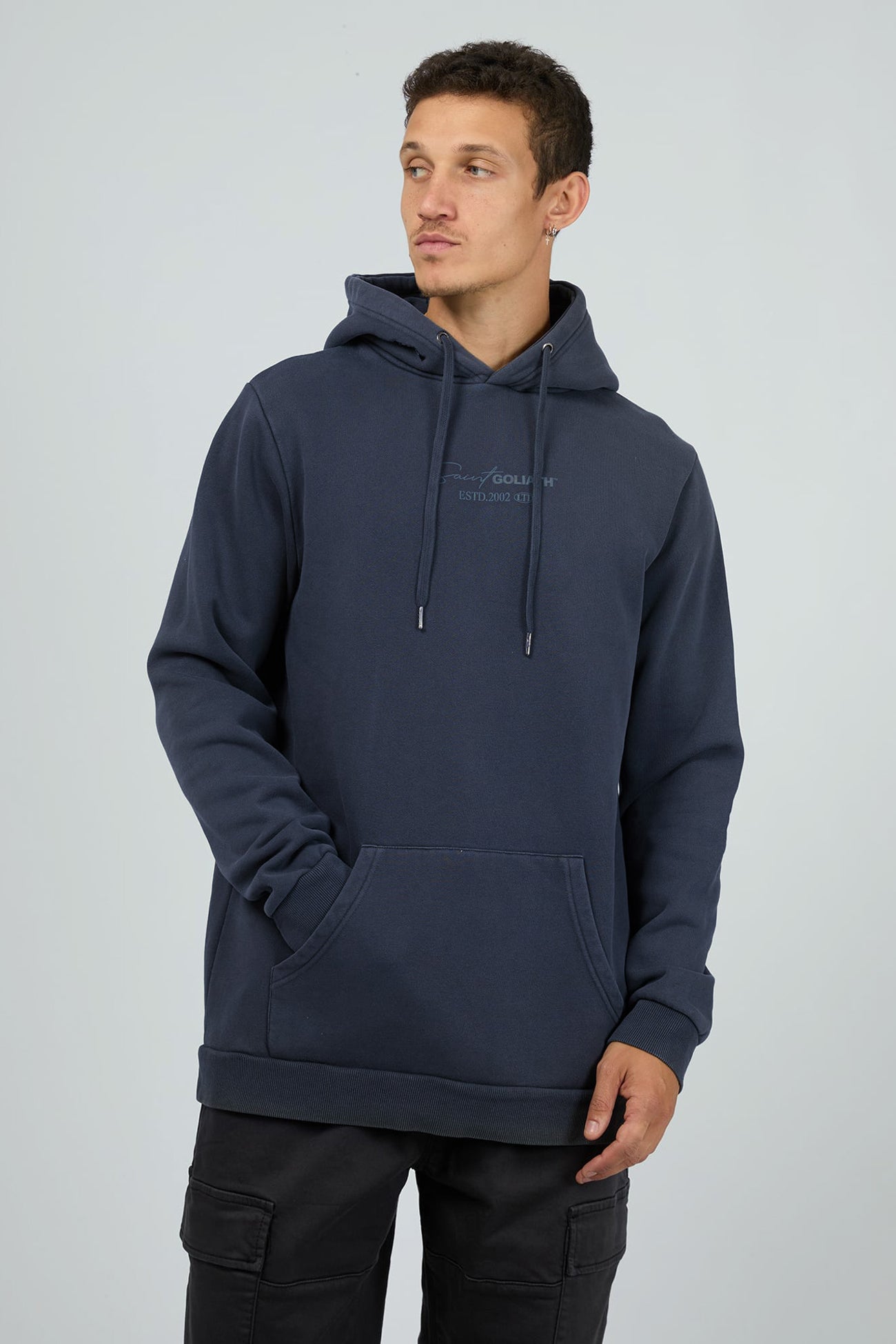 Memory Hoodie Steel Blue