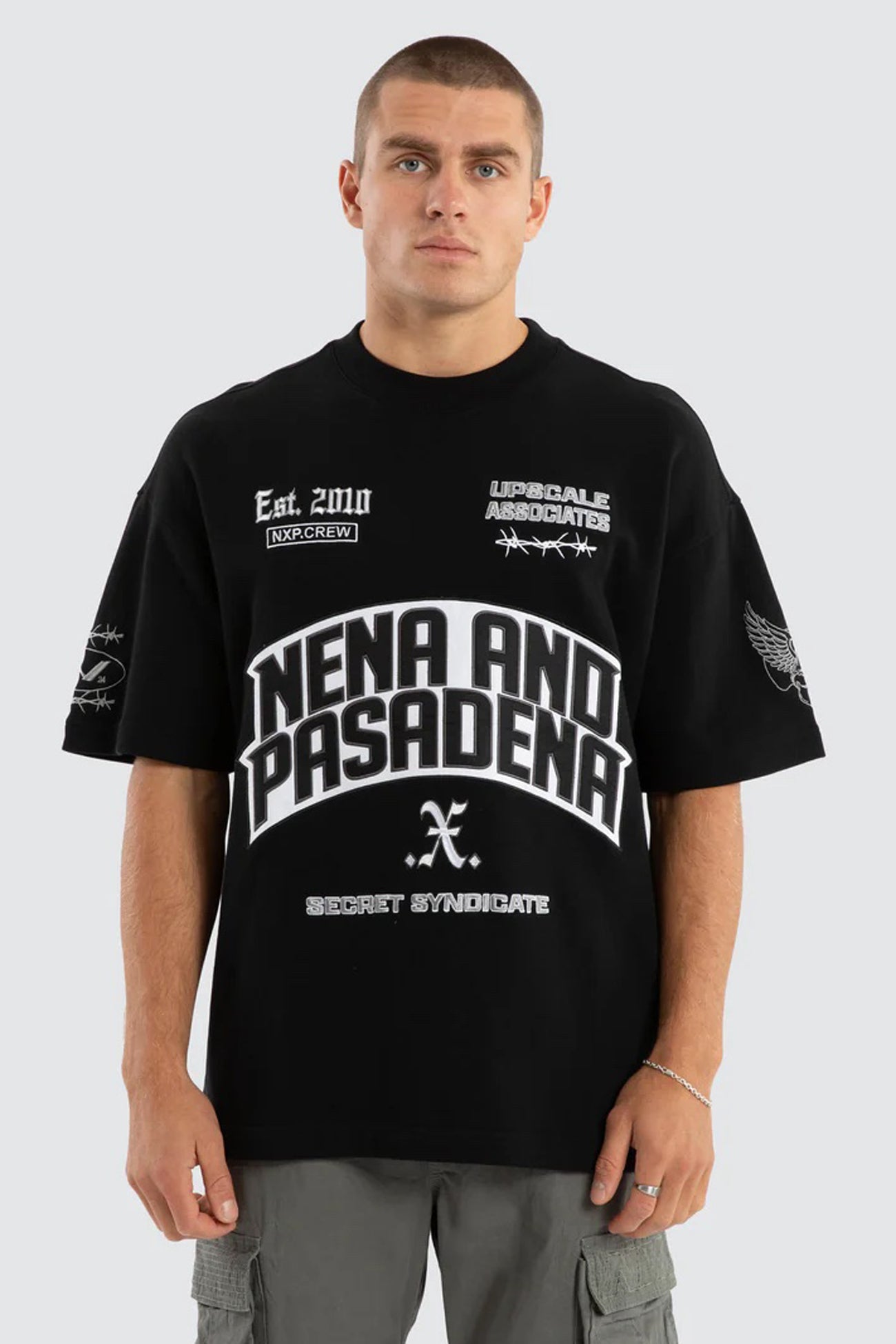 Pride Loopback Raptor Tee Jet Black