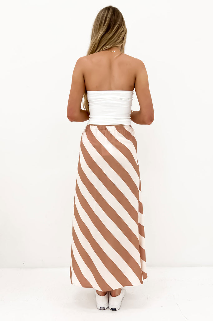 Soren Maxi Skirt Brown - Jean Jail