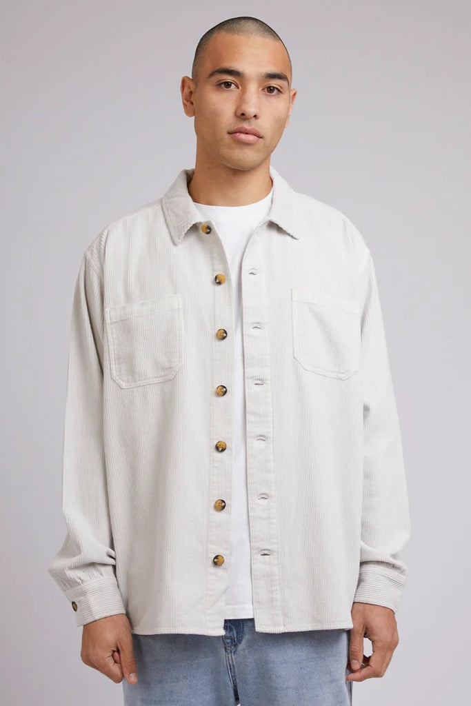 Cord Overshirt Chalk - Jean Jail