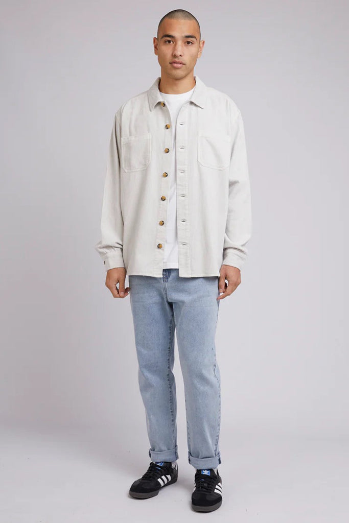 Cord Overshirt Chalk - Jean Jail
