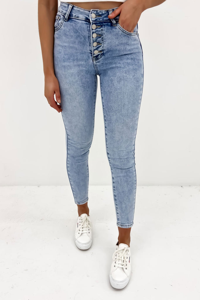 Rudy Skinny Jean Blue - Jean Jail