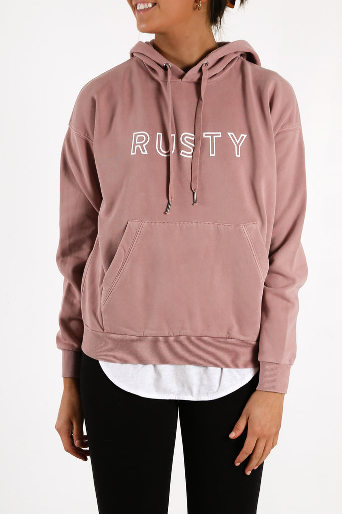 Rusty Essentials Hooded Fleece Lilac Dusk - Jean Jail