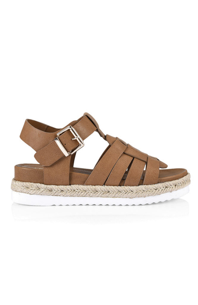 Devon Footbed Sandal Tan Softee - Jean Jail